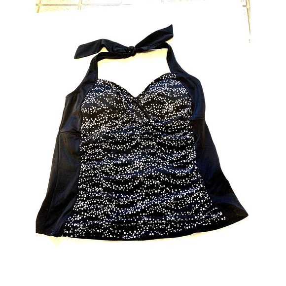 Avenue | Swim | Avenue Swim Tankini Womens Size 8 Blackwhite Polka Dot ...